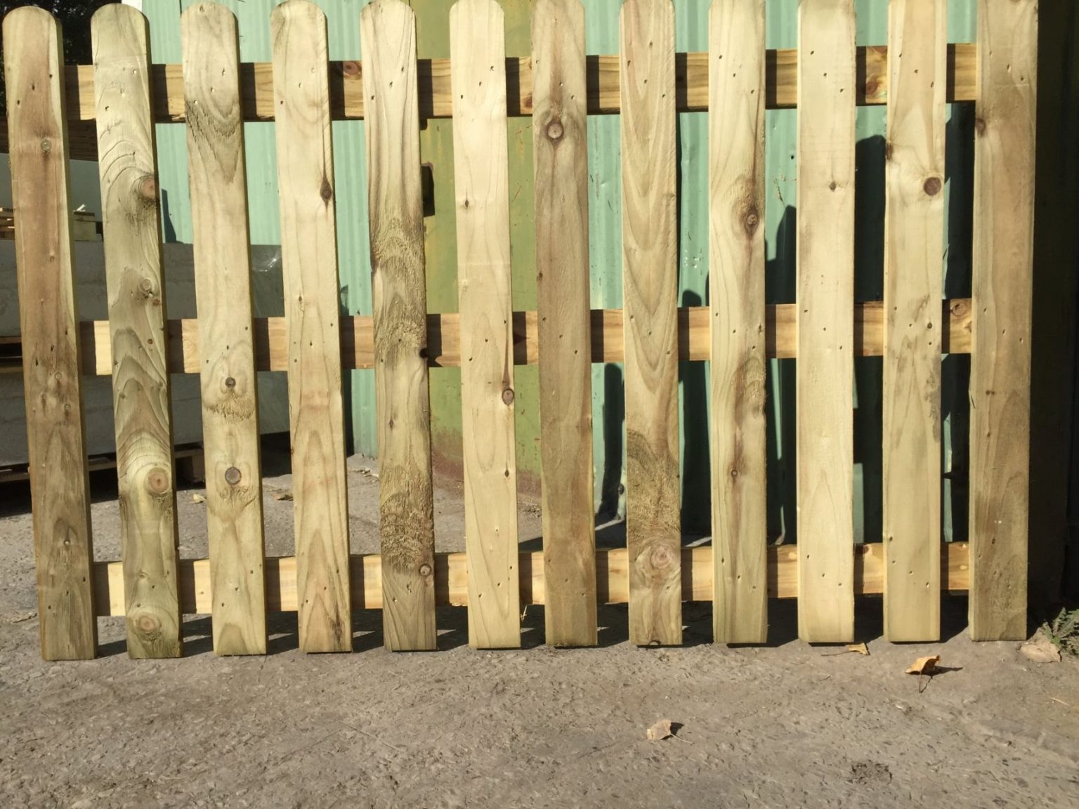 Round Top Pailing Fence Panel - North West Fencing