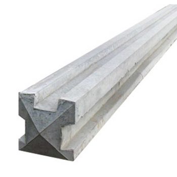 Concrete Slotted End Posts 125mm - North West Fencing